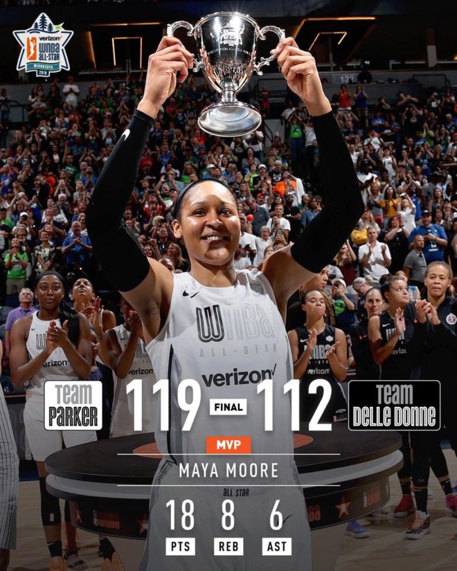 Maya Moore y Allie Quigley, protagonistas del WNBA All-Star ...